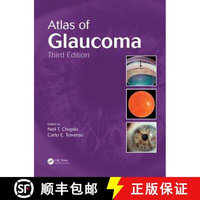 【3-4周达】精装 ATLAS OF GLAUCOMA 3E [9781482209211]