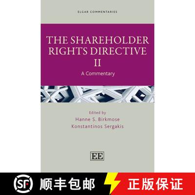 【3-4周达】精装 The Shareholder Rights Directive II – A Commentary [9781839101229]