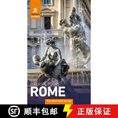 【3-4周达】Rough Guides Walks and Tours Rome: Top 17 Itineraries for Your Trip: Travel Guide with eBook [9781835292709]