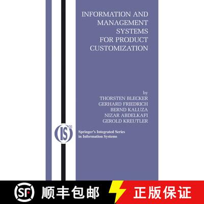 【3-4周达】精装 Information and Management Systems for Product Customization [9780387233475]