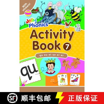 【3-4周达】Jolly Phonics Activity Book 7 : In Precursive Letters (British English edition) [9781844141593]
