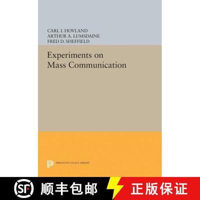 【3-4周达】精装 Experiments on Mass Communication [9780691654607]
