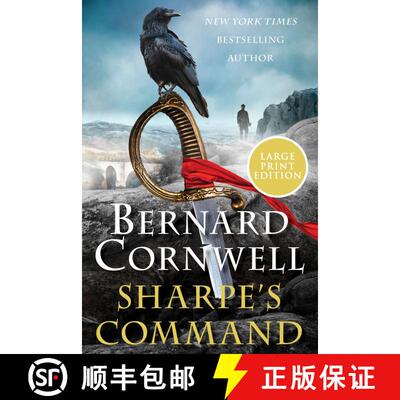 【3-4周达】Sharpe's Command: A Novel (Large Print) [9780063267459]