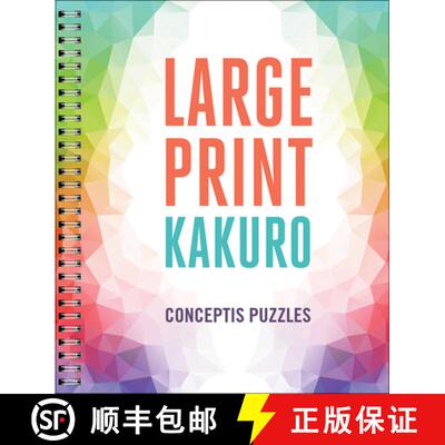 【3-4周达】Large Print Kakuro [9781454936589]