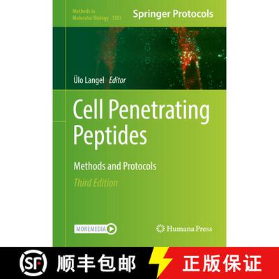 【3-4周达】精装 Cell Penetrating Peptides : Methods and Protocols (Third Edition 2022) [9781071617519]