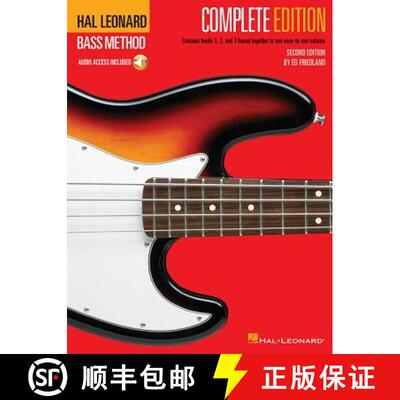 【3-4周达】Hal Leonard Bass Method - Complete Edition: Books 1, 2 and 3 Bound Together in One Easy-To... [9780793563838]