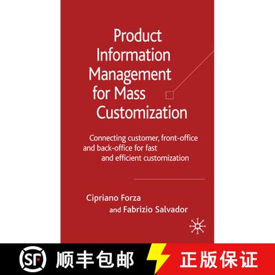 【3-4周达】精装 Product Information Management for Mass Customization: Connecting Customer, Front-off... [9780230006829]