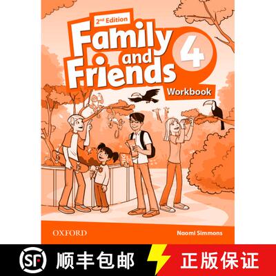 【3-4周达】Family and Friends: Level 4: Workbook [9780194808088]