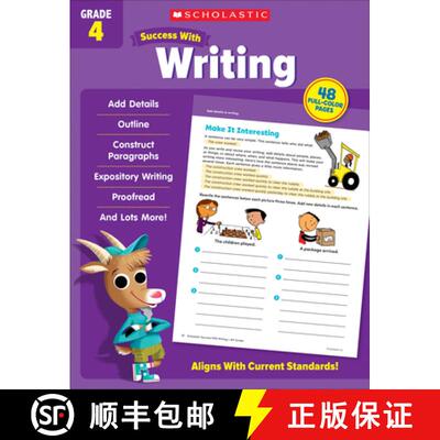 【3-4周达】Scholastic Success with Writing Grade 4 Workbook [9781338798746]