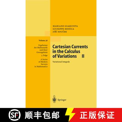 【3-4周达】精装 Cartesian Currents in the Calculus of Variations II : Variational Integrals [9783540640103]