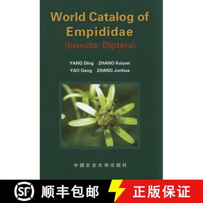 【3-4周达】World Catalog of Empididae (Insecta: Diptera) [9787811174236]