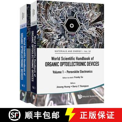 【3-4周达】精装 World Scientific Handbook of Organic Optoelectronic Devices (Volumes 1 & 2) [9789813232617]