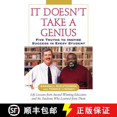 【3-4周达】精装 It Doesn't Take A Genius: Five Truths to Inspire Success in Every Student [9780071460842]