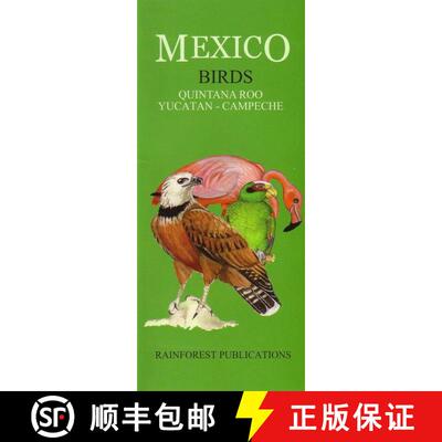 【3-4周达】Mexico: Birds – Quintana Roo, Yucatan, Campeche [English / Spanish] [9780984010745]