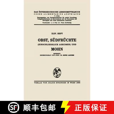 【3-4周达】Obst, Sudfruchte (Einschliesslich Agrumen) Und Mohn [9783709152171]