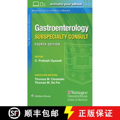 【3-4周达】The Washington Manual Gastroenterology Subspecialty Consult [9781975113308]