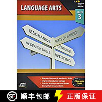 【3-4周达】Steck-Vaughn Core Skills Language Arts: Workbook Grade 3 [9780544267862]