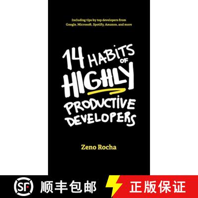【3-4周达】精装 14 Habits of Highly Productive Developers [9781735266534]