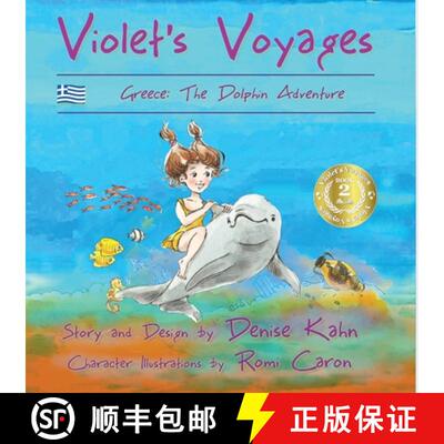 【3-4周达】Violet's Voyages: Greece: the Dolphin Adventure [9780997823189]