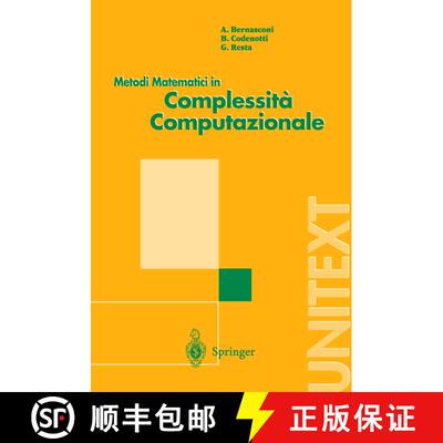【3-4周达】Metodi Matematici in Complessita Computazionale [9788847000605]