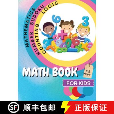 【3-4周达】Math Book for Kids : A Fun Educational Brain Game Book for Kids with Answer Sheet/ Exercis... [9781803859750]