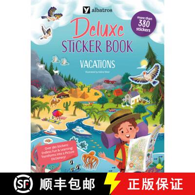 【3-4周达】Vacations. Deluxe Sticker Book [9788000074672]