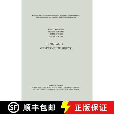 【3-4周达】Finnland -- Gestern Und Heute [9783663005322]