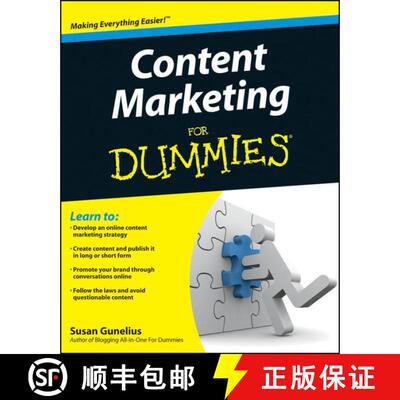 【3-4周达】Content Marketing For Dummies [Wiley经管] [9781118007297]