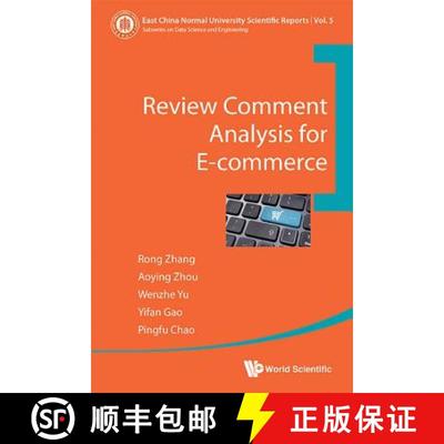 【3-4周达】Review Comment Analysis for E-Commerce [9789813100046]