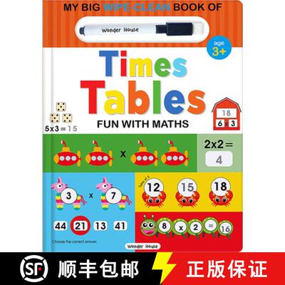 预订 My Big Wipe and Clean Book of Times Tables for Kids: Fun with Maths [9789354401442]