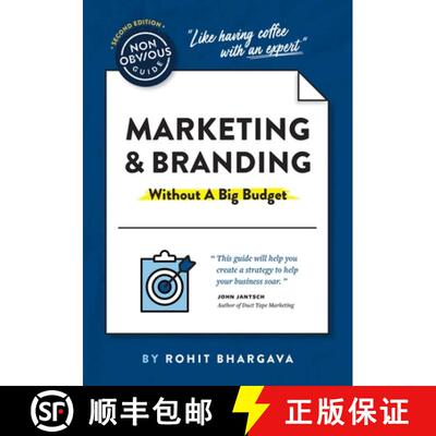 【3-4周达】The Non-Obvious Guide to Marketing & Branding (Without a Big Budget) [9781646870455]