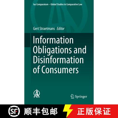 【3-4周达】精装 Information Obligations and Disinformation of Consumers [9783030180539]