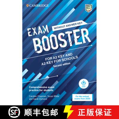 现货 剑桥KET考试 不带答案带音频 Exam Booster for Key and Key for Schools without Answer Key with Audi... [9781108682268]