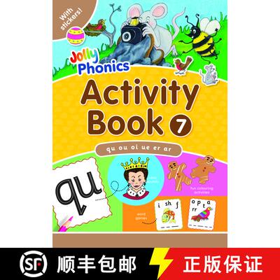 【3-4周达】Jolly Phonics Activity Book 7 : In Precursive Letters (British English edition) [9781844141593]