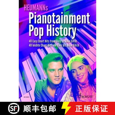 【3-4周达】Pianotainment Pop History: 40 Easy Chart Hits from Elvis to Billie Eilish. piano. Songbook. [9783795731694]