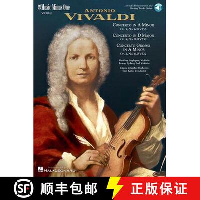 【3-4周达】Vivaldi - Concerto in a Minor; Concerto in D Major; Concerto Grosso in a Minor: Music Minu... [9781596151550]