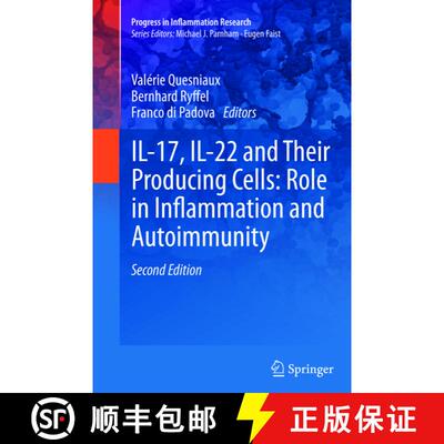 【3-4周达】IL-17, IL-22 and Their Producing Cells: Role in Inflammation and Autoimmunity (Second Edit... [9783034807739]