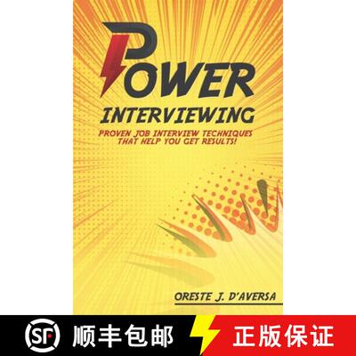 【3-4周达】Power Interviewing: Proven Job Interview Techniques That Get You Results! [9781952294099]