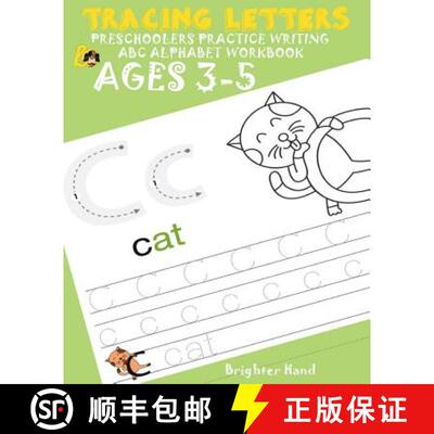 【3-4周达】Tracing Letter Preschoolers*Practice Writing ABC Alphabet*Workbook Kids Ages 3-5: Large Pr... [9781724336507]