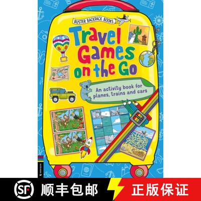 【3-4周达】Travel Games on the Go : An Activity Book for Planes, Trains and Cars [9781780557144]