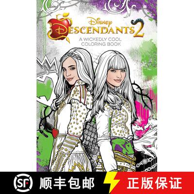 【3-4周达】Descendants 2: A Wickedly Cool Coloring Book [9781368014397]