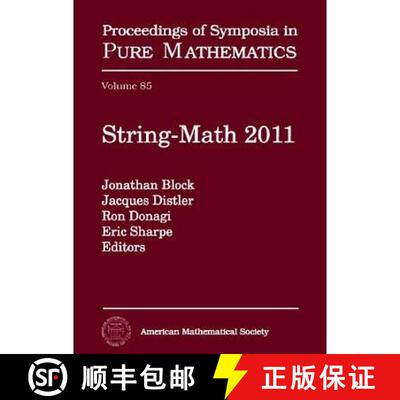 【3-4周达】精装 String-Math 2011: June 6-11, 2011, University of Pennsylvania, Philadelphia, Pennsylv... [9780821872956]