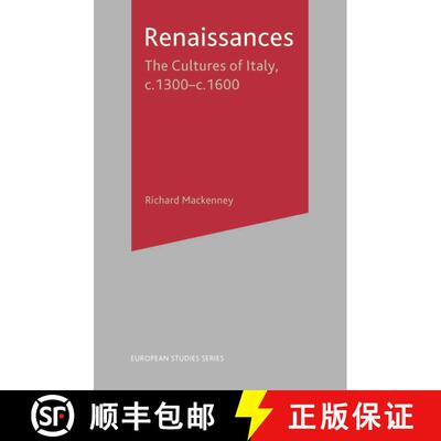 【3-4周达】Renaissances : The Cultures of Italy, 1300-1600 [9780333629055]