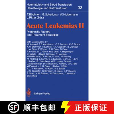 【3-4周达】Acute Leukemias II: Prognostic Factors and Treatment Strategies [9783540509844]