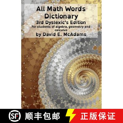 【3-4周达】All Math Words Dictionary: For students of algebra, geometry and calculus [9781632702791]