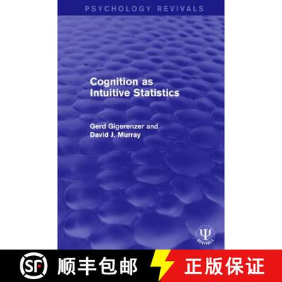 【3-4周达】精装 COGNITION AS INTUITIVE STATISTICS ( [9781138950221]