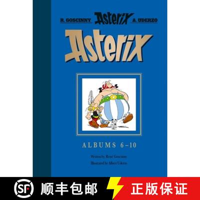 【3-4周达】精装 Asterix: Asterix Gift Edition: Albums 6-10: Asterix and Cleopatra, Asterix and the Bi... [9781408722190]