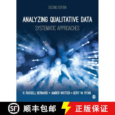 【3-4周达】Analyzing Qualitative Data: Systematic Approaches [9781483344386]
