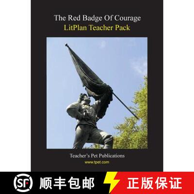 【3-4周达】Litplan Teacher Pack: The Red Badge of Courage [9781602492370]