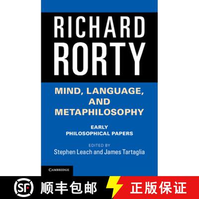 【3-4周达】Mind, Language, and Metaphilosophy: Early Philosophical Papers [9781107612297]